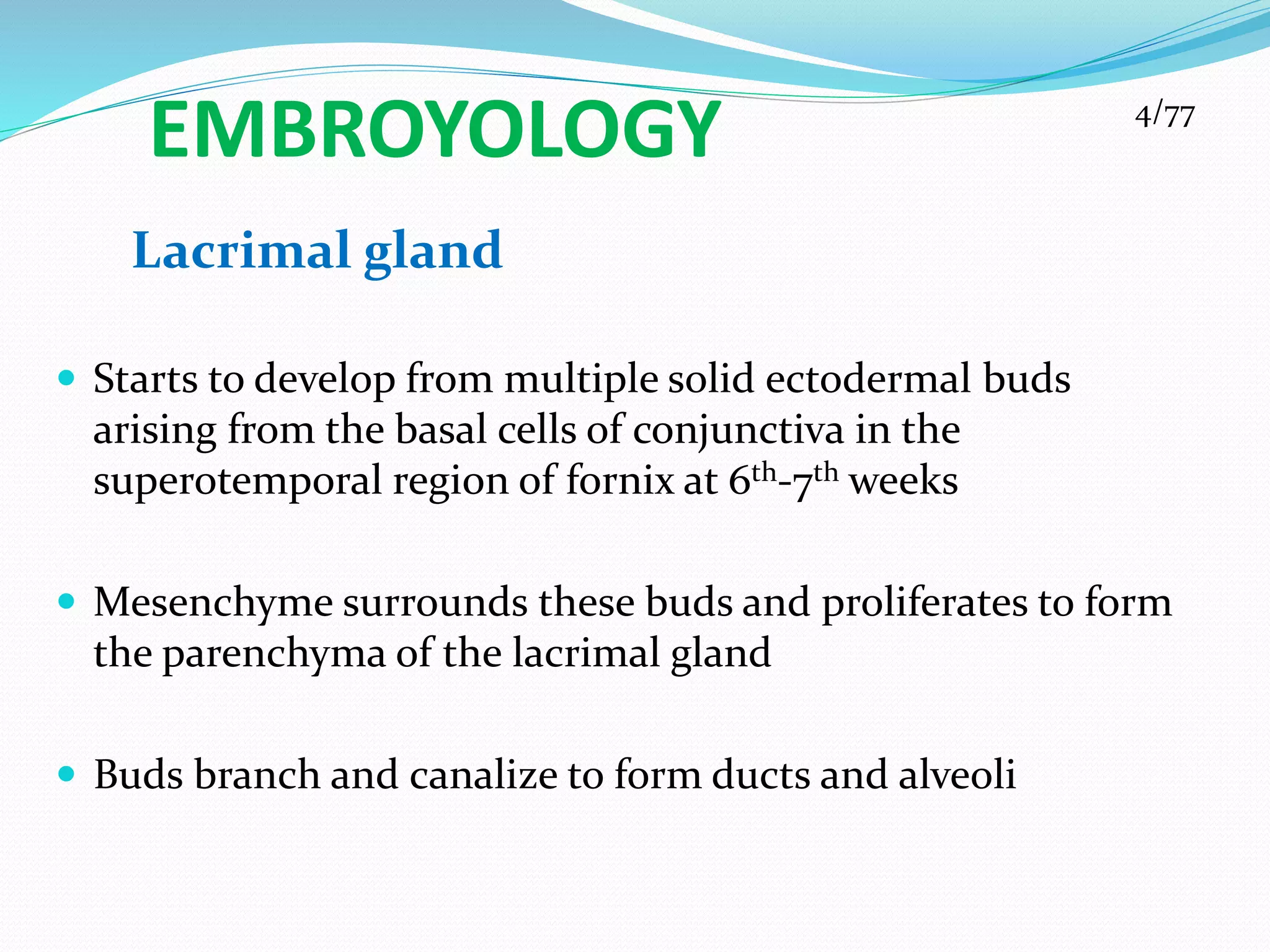 Lacrimal Apparatus: Different structure, Tear Film and Lacrimal Pump | PPTX