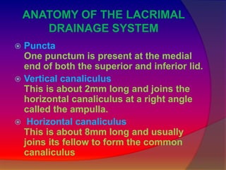 Lacrimal sac syringing | PPTX