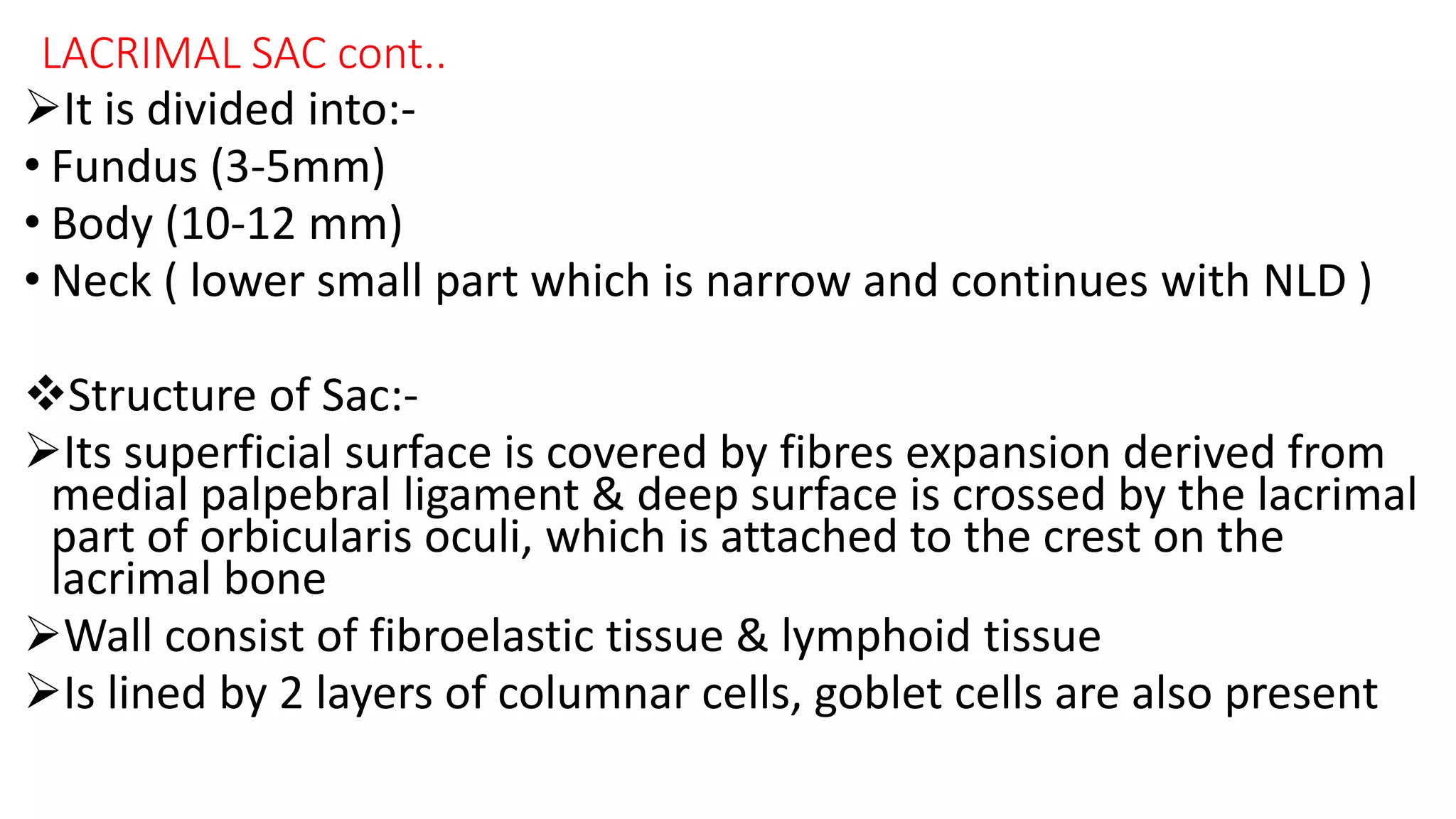 LACRIMAL APPARATUS- ANATOMY & PHYSIOLOGY | PPTX