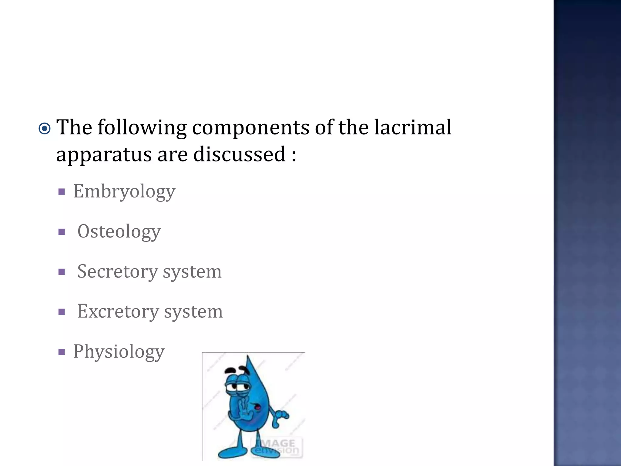 anatomy And Physiology of lacrimal secretions | PDF