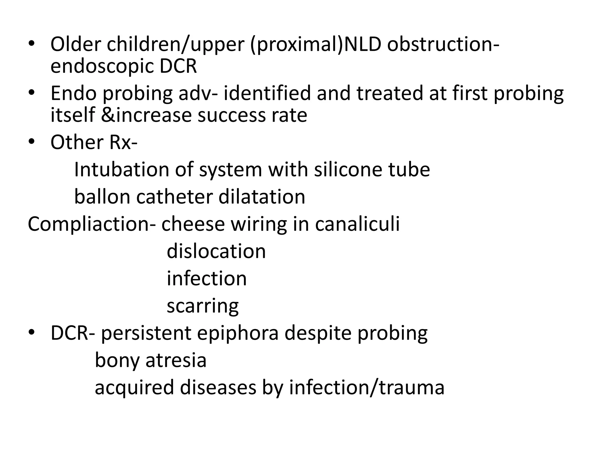 Lacrimal disorders in children | PPTX