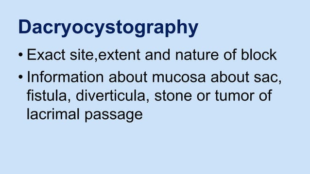 Lacrimal function tests.pptx | Eye and Vision Conditions | Diseases and ...
