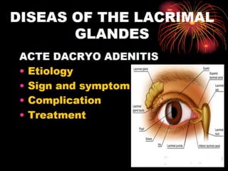 Lacrimal lecture pict by dr.abdul basir safi | PPT