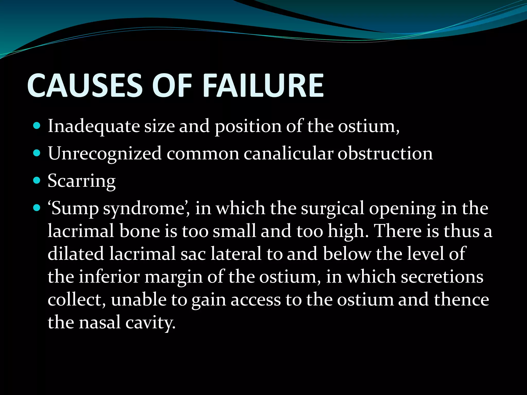 Lacrimal sac surgery | PPTX