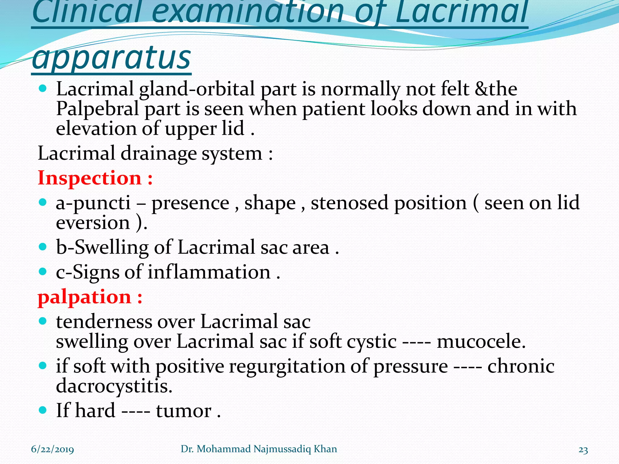 Lacrimal system | PPTX