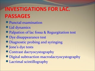 Lacrimal system | PPT