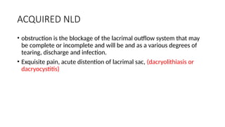 lacrimal system disease.pptx . . . . . . . . | PPT