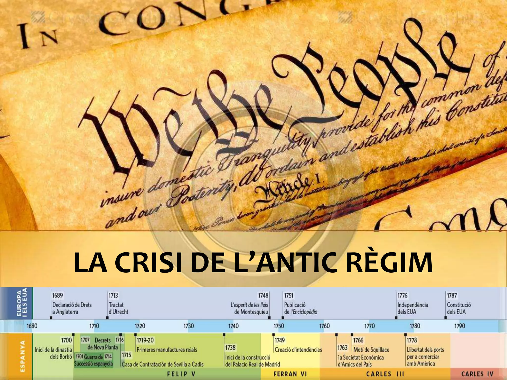 La crisi de l'antic regim | PPTX
