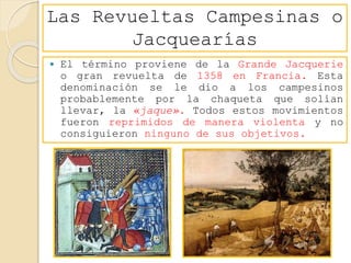 La Crisis de la Edad Media - Peste Negra y Revueltas Populares | PPTX