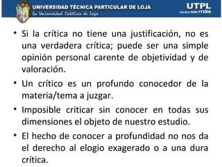 La Crítica | PPT