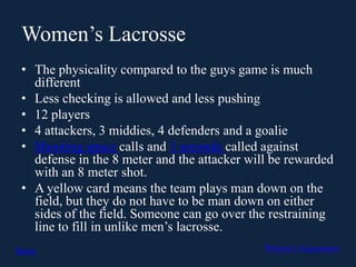 Lacrosse | PPTX