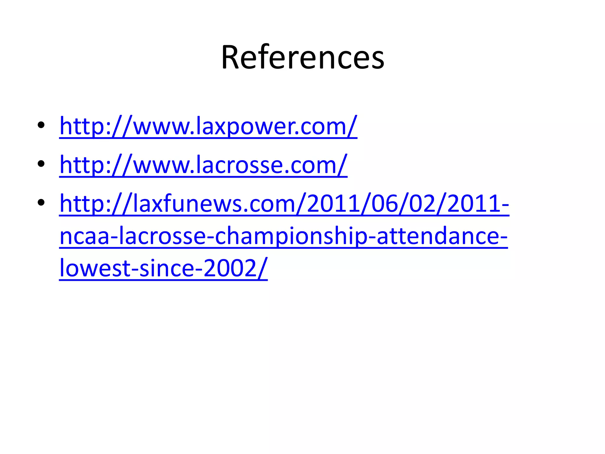 Lacrosse powerpoint | PPTX