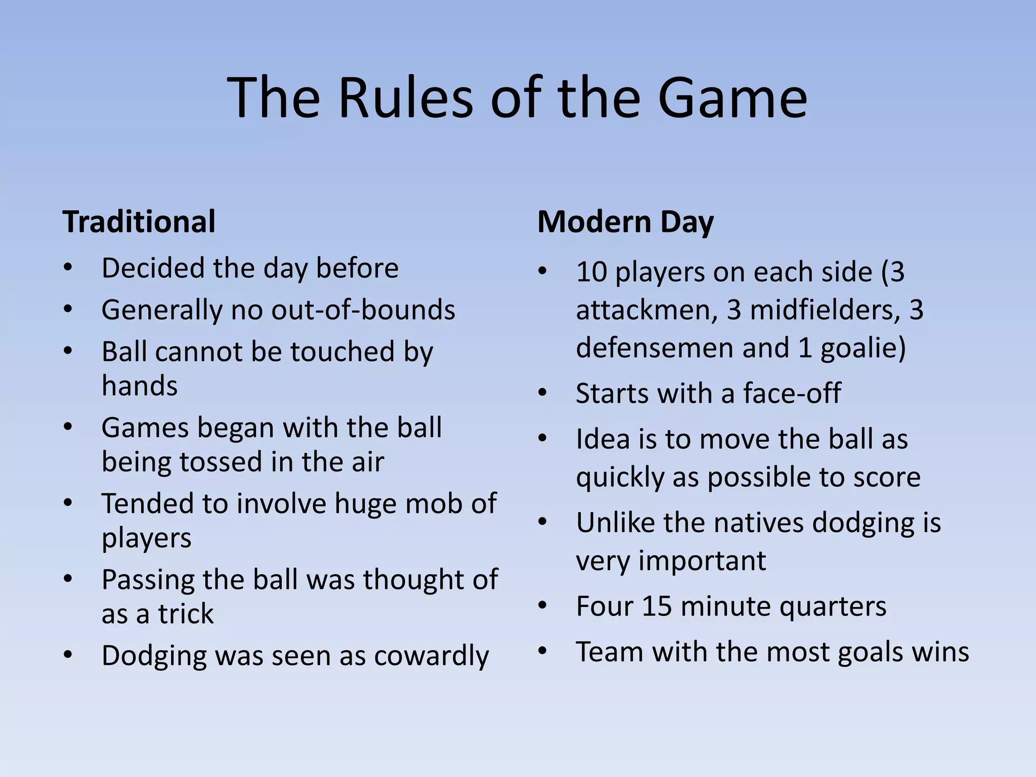 Lacrosse powerpoint | PPTX