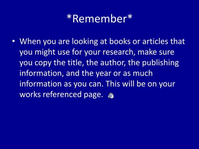 How to Create a Works Cited List In MLA Style | PPTX