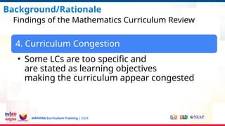 Walkthrough of Matatag Mathemetics Shaping Paper | PPTX