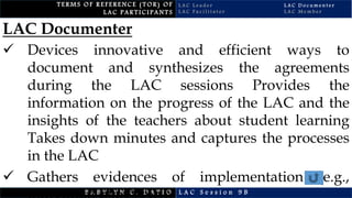 Lac session 1 - 9 b | PPTX