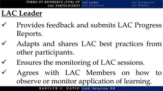 Lac session 1 - 9 b | PPTX