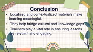 LAC SESSION CONTEXTUALIZATION LAC SESSION | PPTX