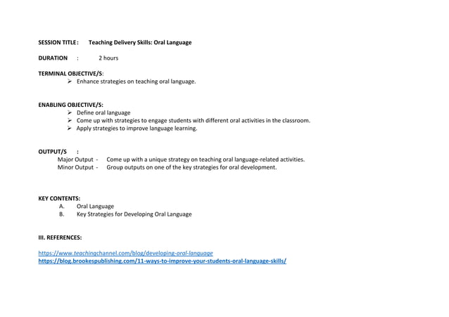 LAC Session Guide.docx | Education