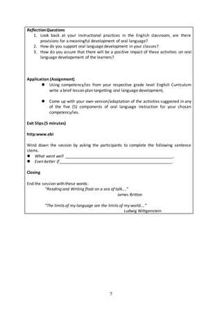 LAC Session Guide (Online) - Building Communicative Competence through ...