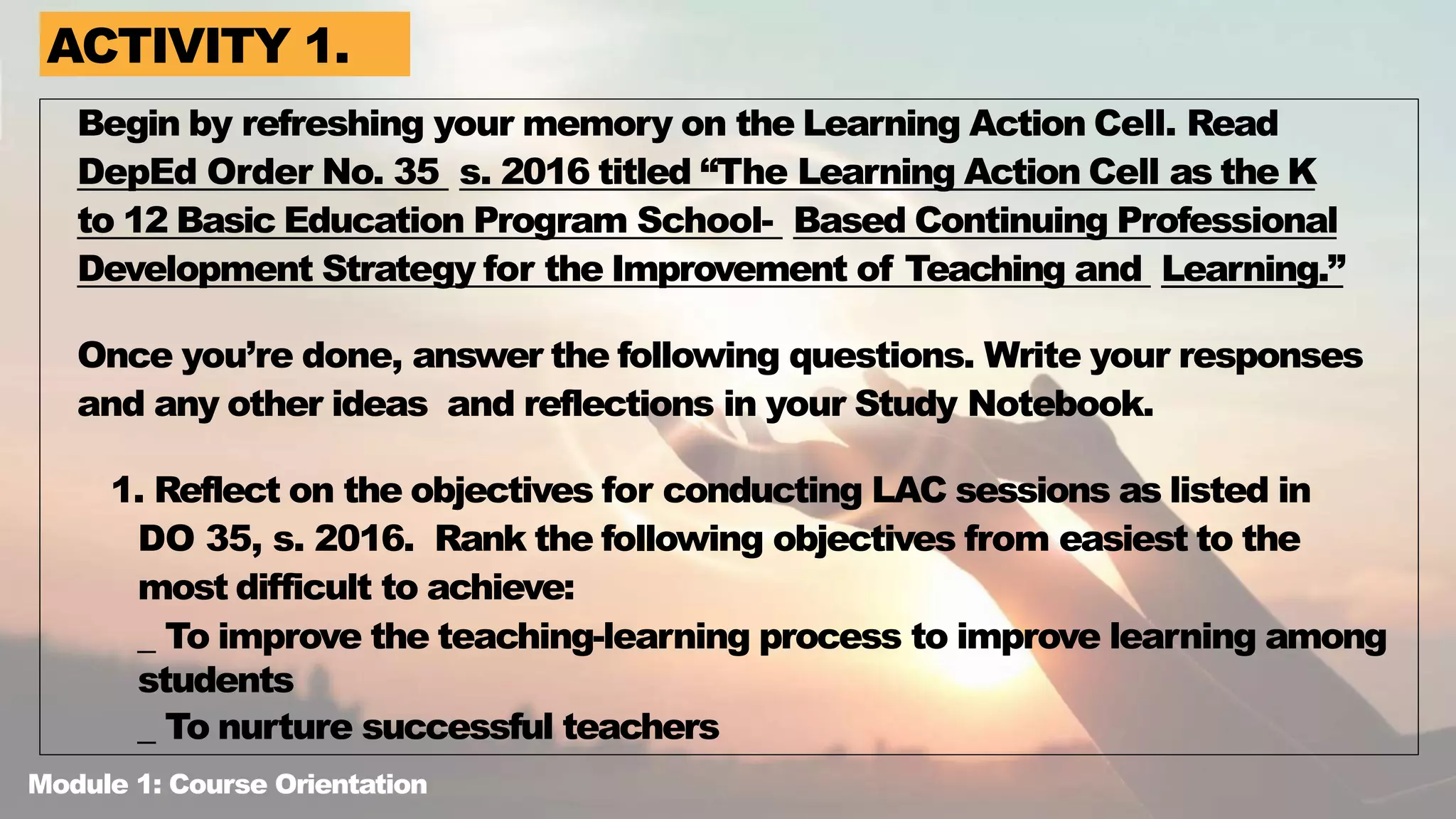 LAC Session on Modules 1 and 2.pptx