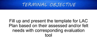 Learning Action Cell (LAC) basics | PPTX