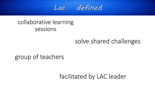 Learning Action Cell (LAC) basics | PPTX