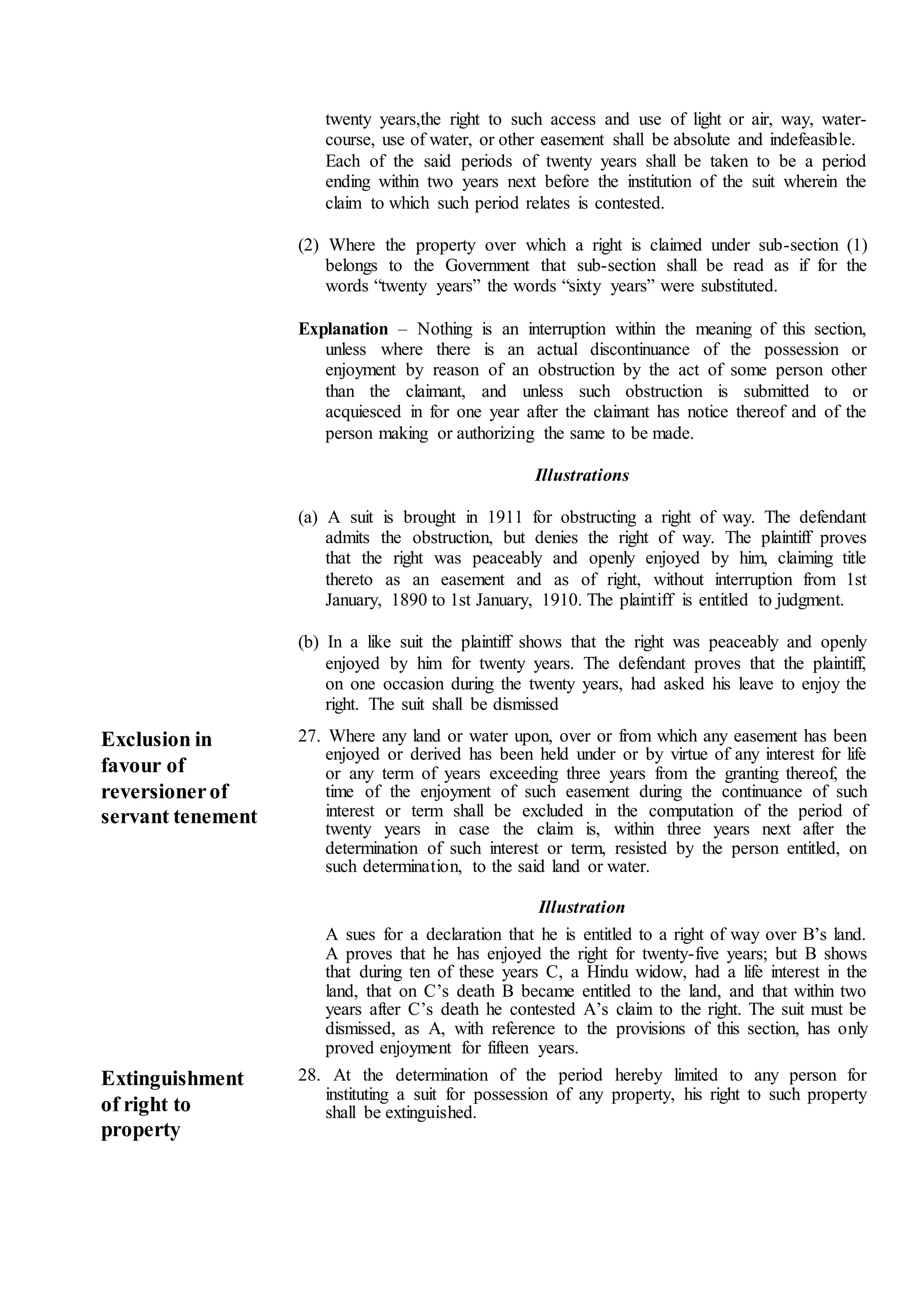 Limitation Act, Section 15 28 | PDF