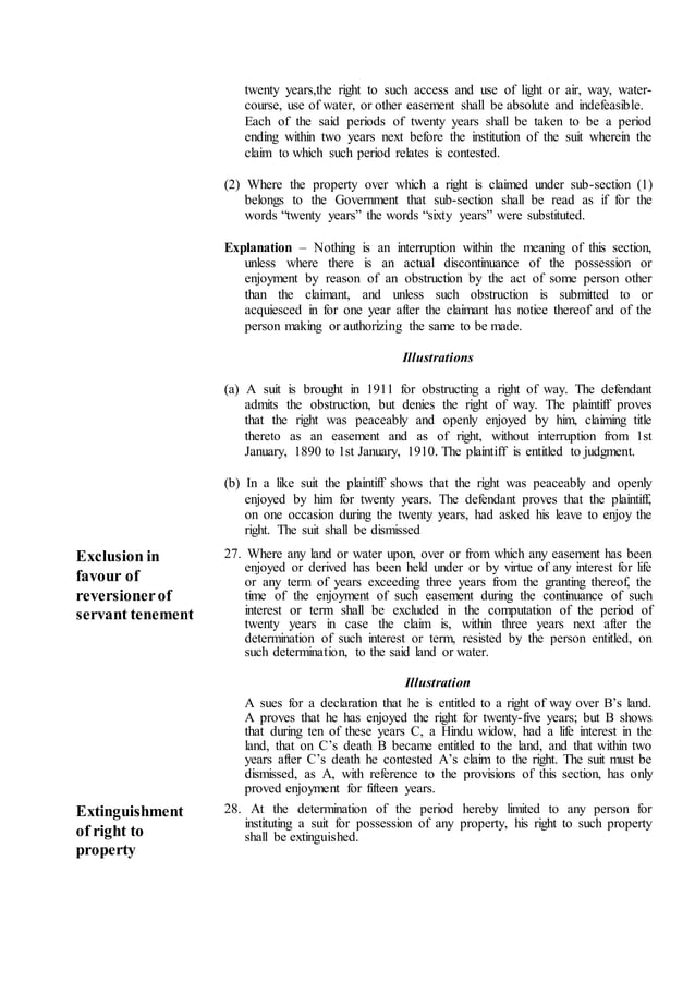 Limitation Act, Section 15 28 | PDF