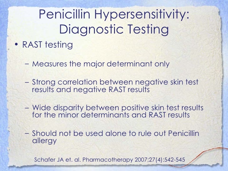 β Lactam antibiotic hypersensitivity cross-reactivity