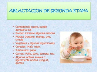 Lactancia materna y ablactacion | PPTX