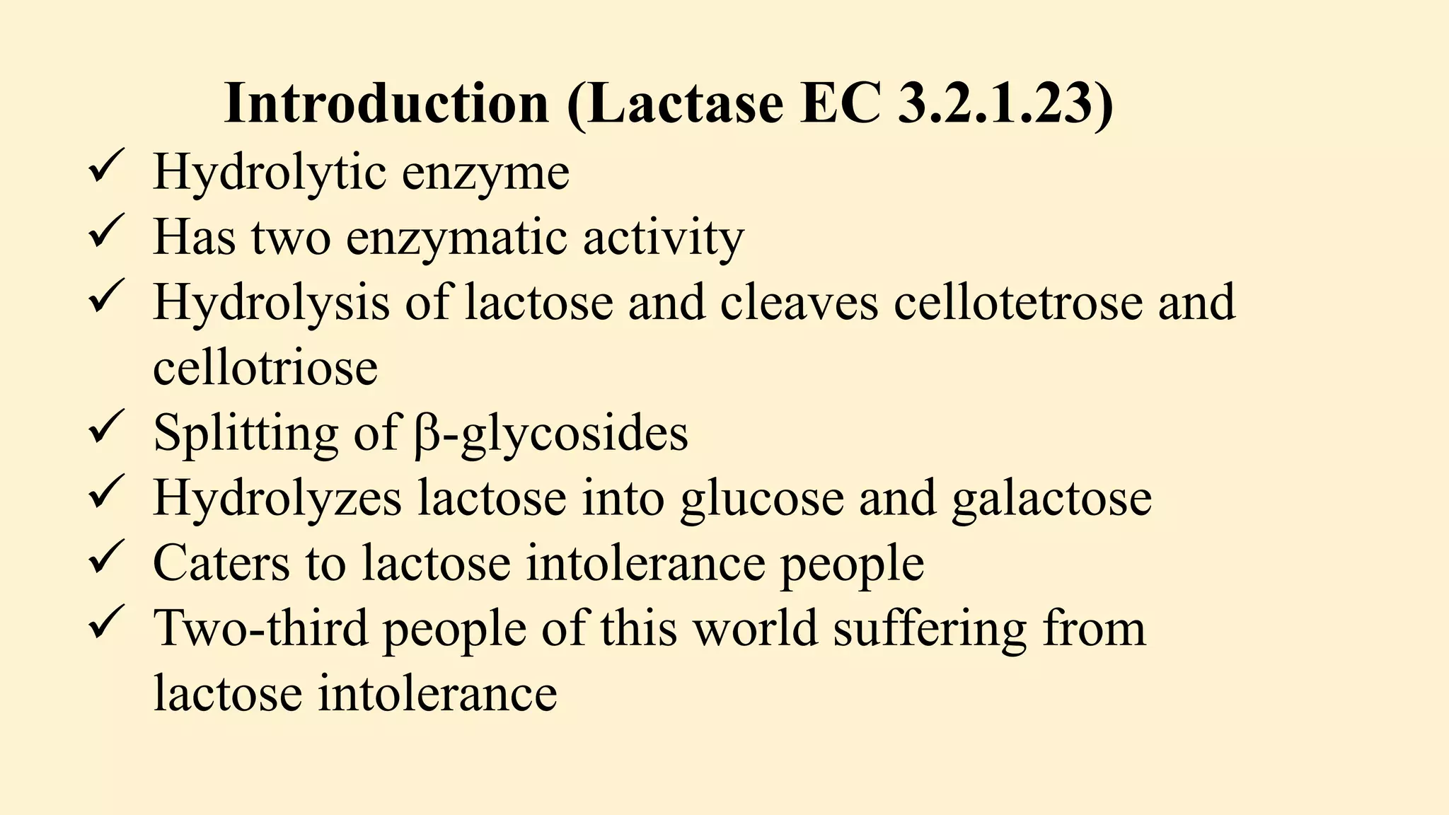 Lactase ppt(saiful) | PPTX