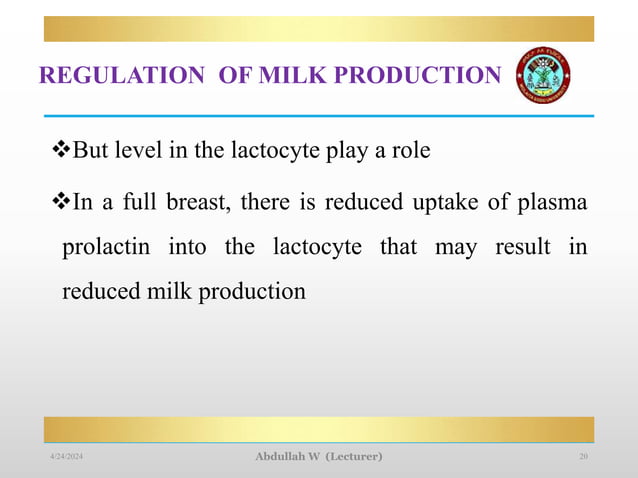breast feeding and initation of lactation pptx | PPTX