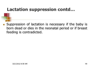 Lactation and its management | PPTX