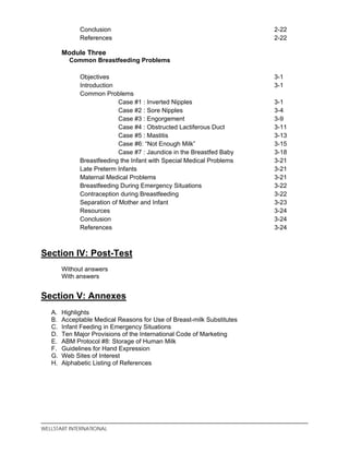 Lactation Management Self Study Modules Level I | PDF
