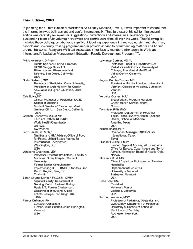 Lactation Management Self Study Modules Level I | PDF