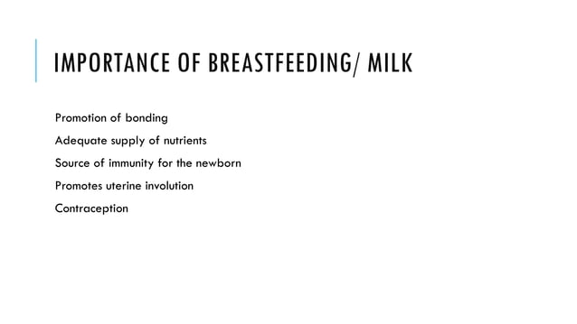 Lactation Management And Breast Vkpptx