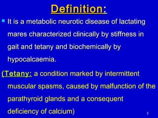 Lactation tetany | PPT