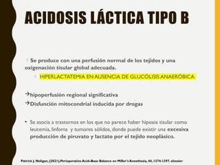 lactato MANEJO Y DEFINICION UNIDAD CUIDADOS INTENSIVO | PPTX