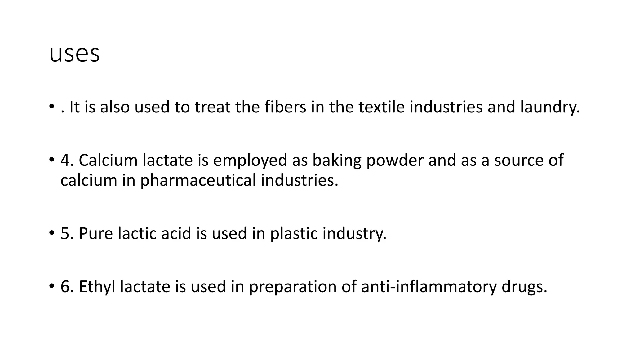 Lactic acid Production | PPTX