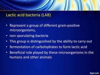 Lactic acid bacteria (lab) | PPTX