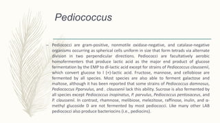 Lactic acid bacteria in food industry | PPTX | Chemistry | Science