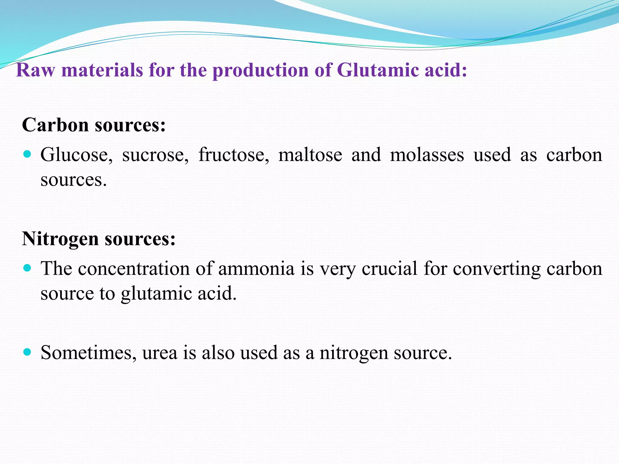 Lactic Acid Cheese Glutamic Production Ppt