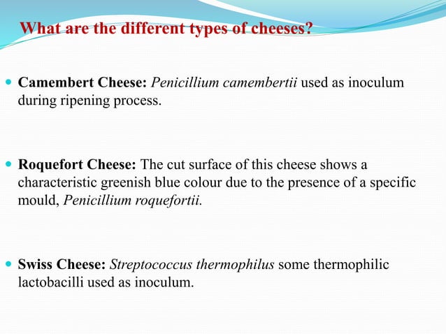 Lactic acid, cheese, glutamic production | PPT