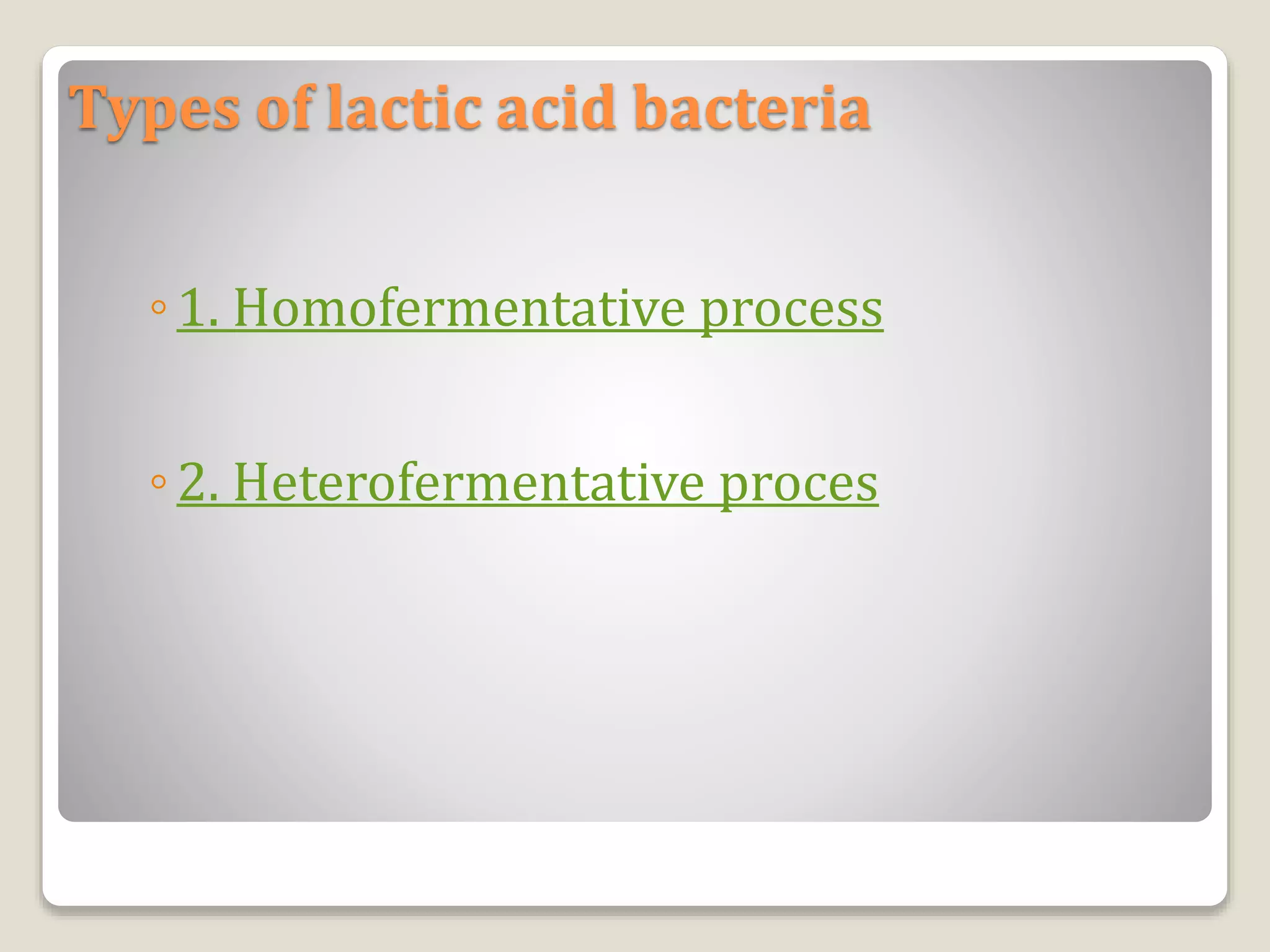 Lactic acid fermentation | PPTX