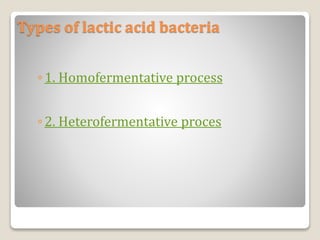 Lactic acid fermentation | PPTX