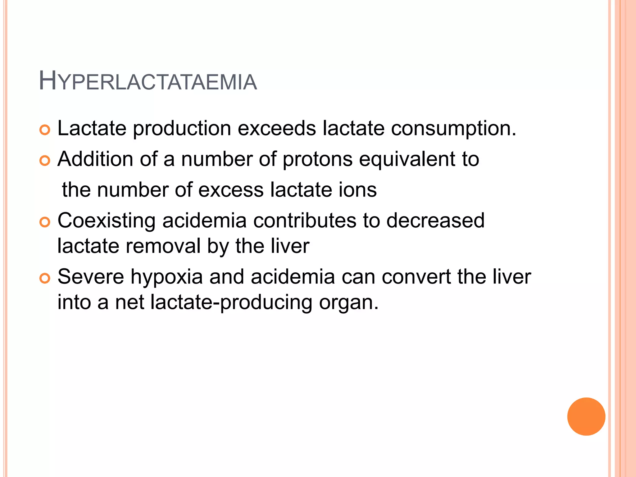 Lactic Acidosis An Update Ppt