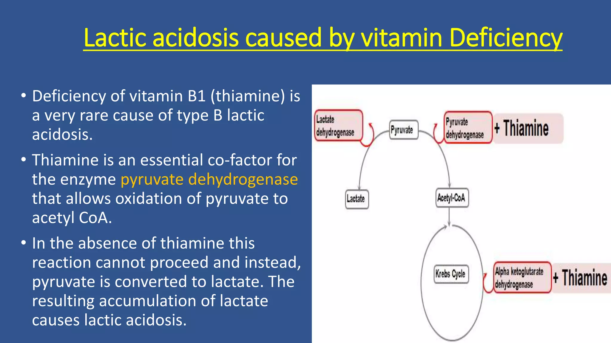 Lactic acidosis | PPTX