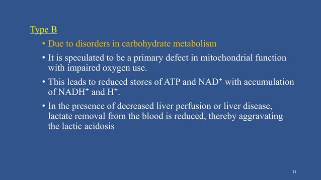 Lactic acidosis | PPTX