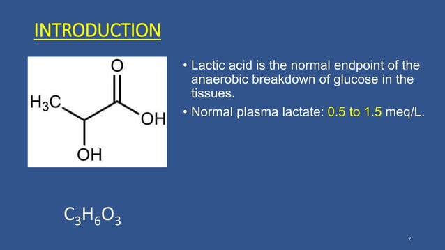 Lactic acidosis | PPTX